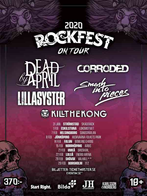 Rockfest on Tour — 2020! – Dead By April